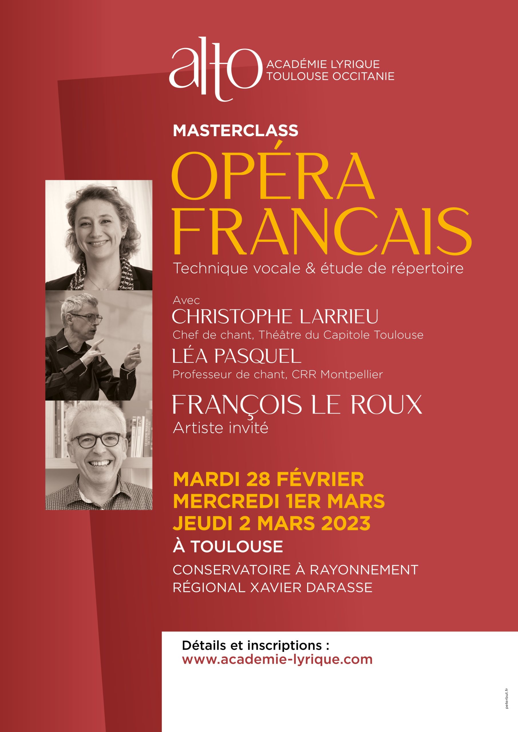 Masterclass Répertoire lyrique français 2023 - Académie Lyrique ...